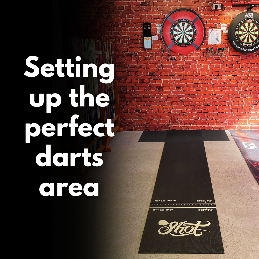 How to set up the perfect darts area at home
