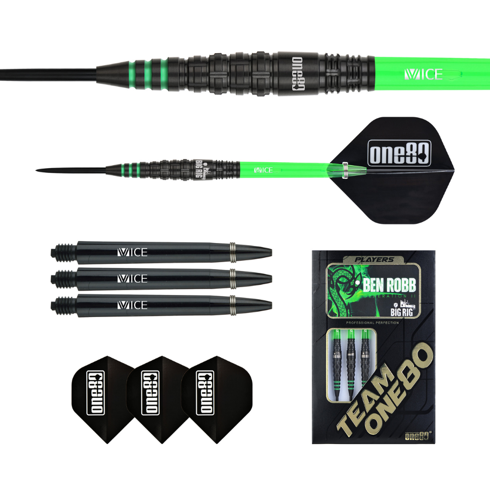 One80 Ben Robb Big Rig Darts | 90% Tungsten | The Dart Depot