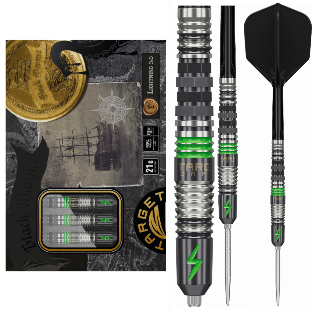 Target Black Marque Lightning SP 90% Dart | The Dart Depot