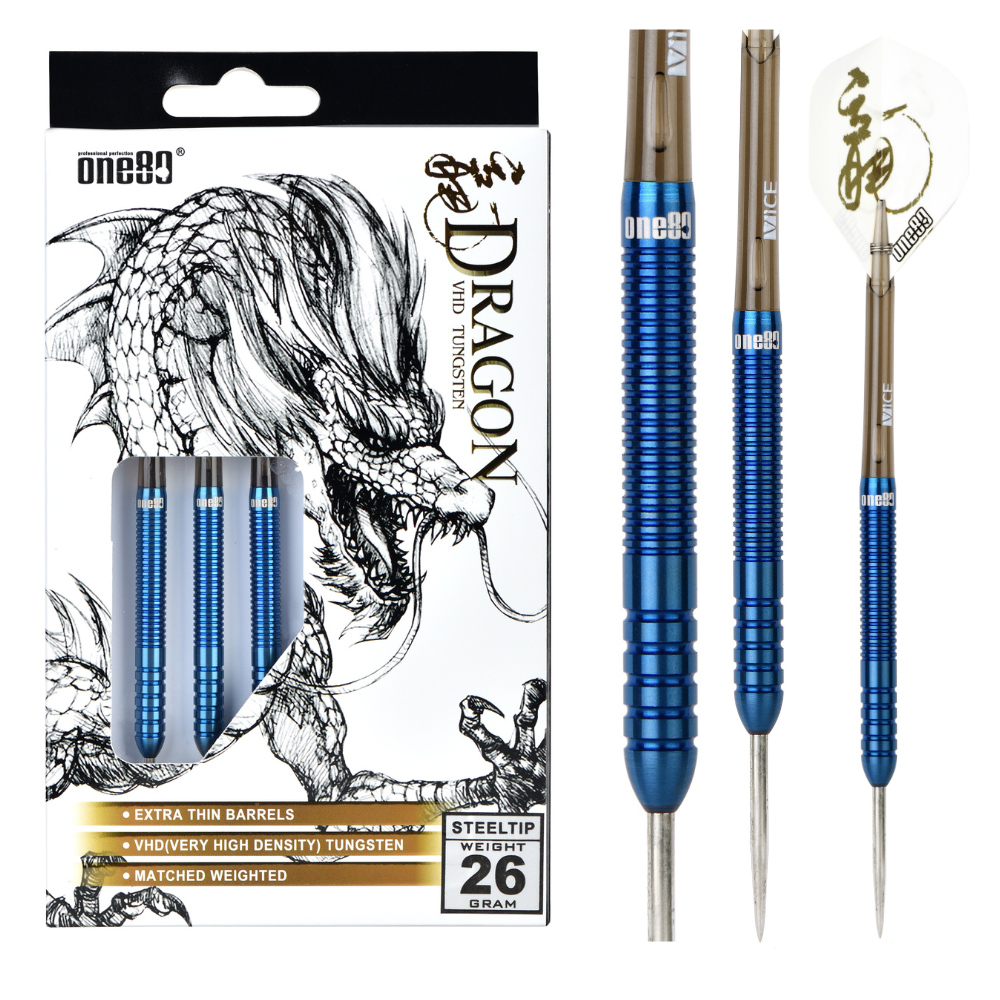 One80 Ice Dragon Darts | 90% Tungsten | The Dart Depot