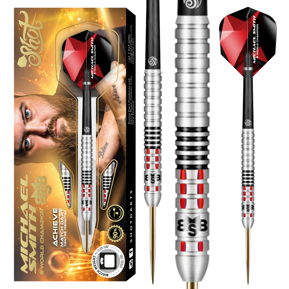 Shot Michael Smith Achieve Darts | 90% Tungsten | The Dart Depot