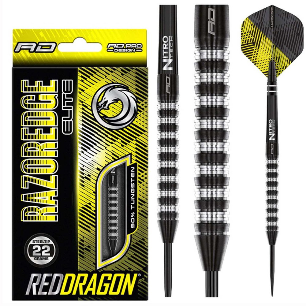 Red Dragon Rebel Edge Elite Darts | Tungsten |The Dart Depot