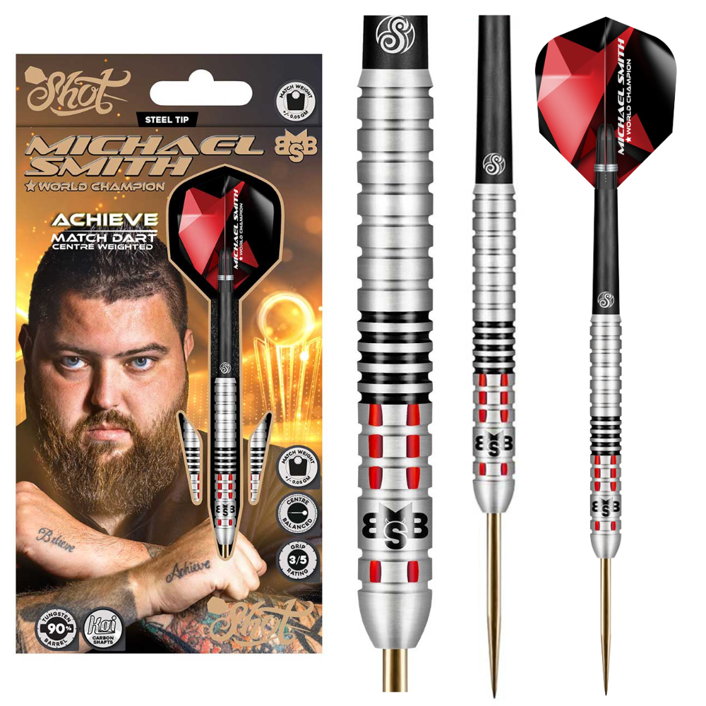 Shot Michael Smith Achieve Darts | 90% Tungsten | The Dart Depot