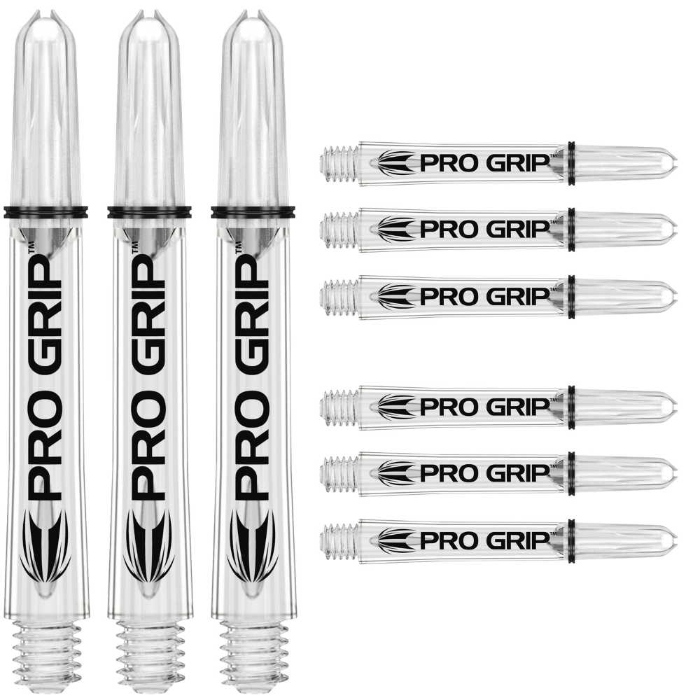 Target Clear Pro Grip Shafts | Dart Accessories | The Dart Depot