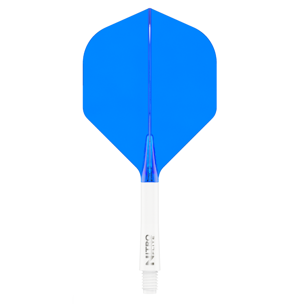 Nitro Flite | White & Blue | The Dart Depot