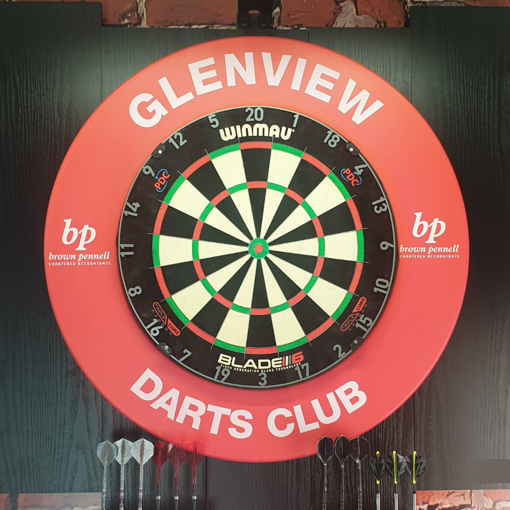 5+ Custom Club Dartboard Surrounds